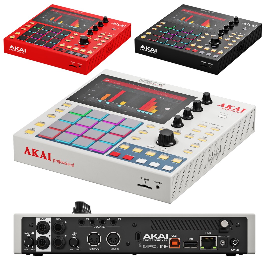 Akai Mpc One 3D Model - TurboSquid 2175803