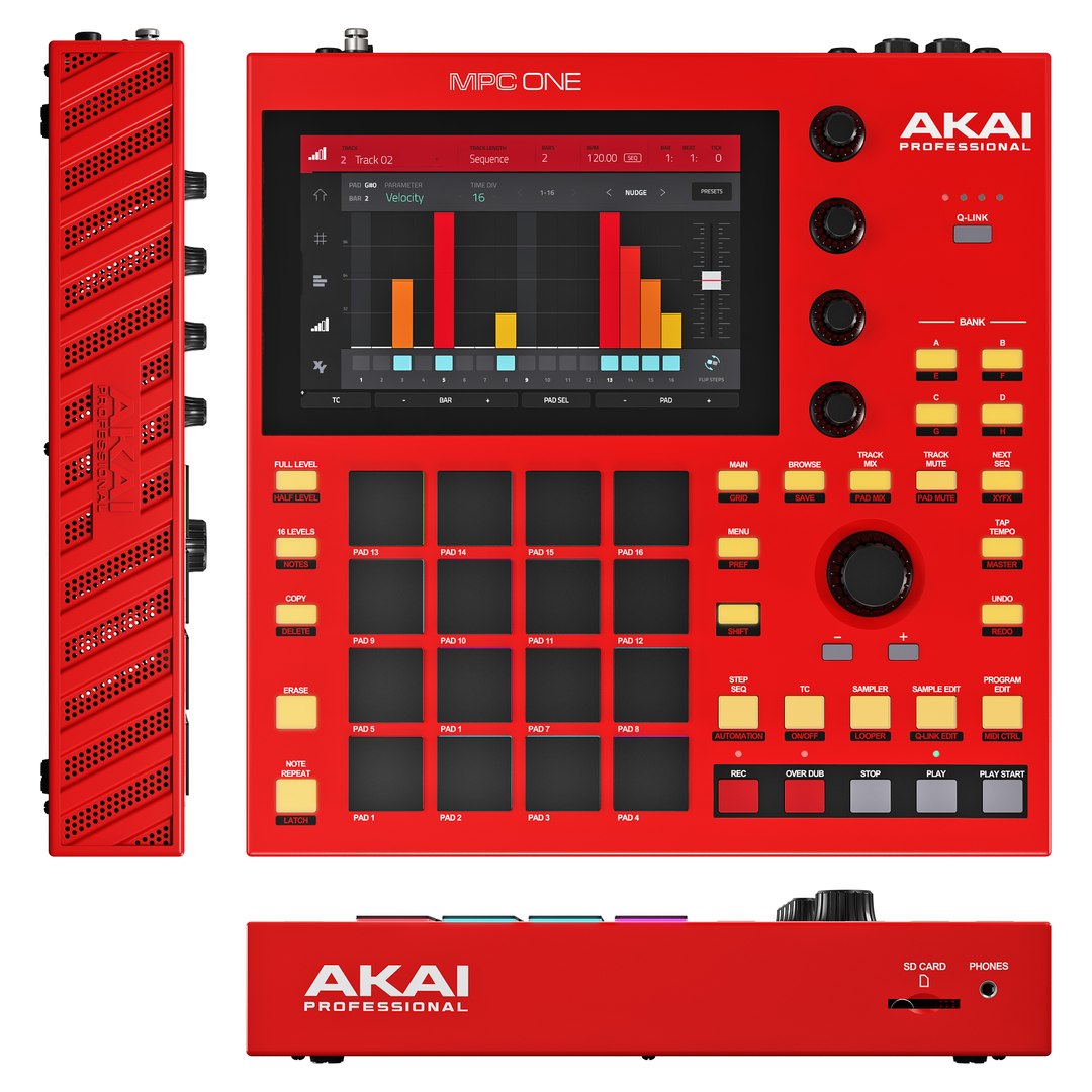 Akai Mpc One 3D Model - TurboSquid 2175803