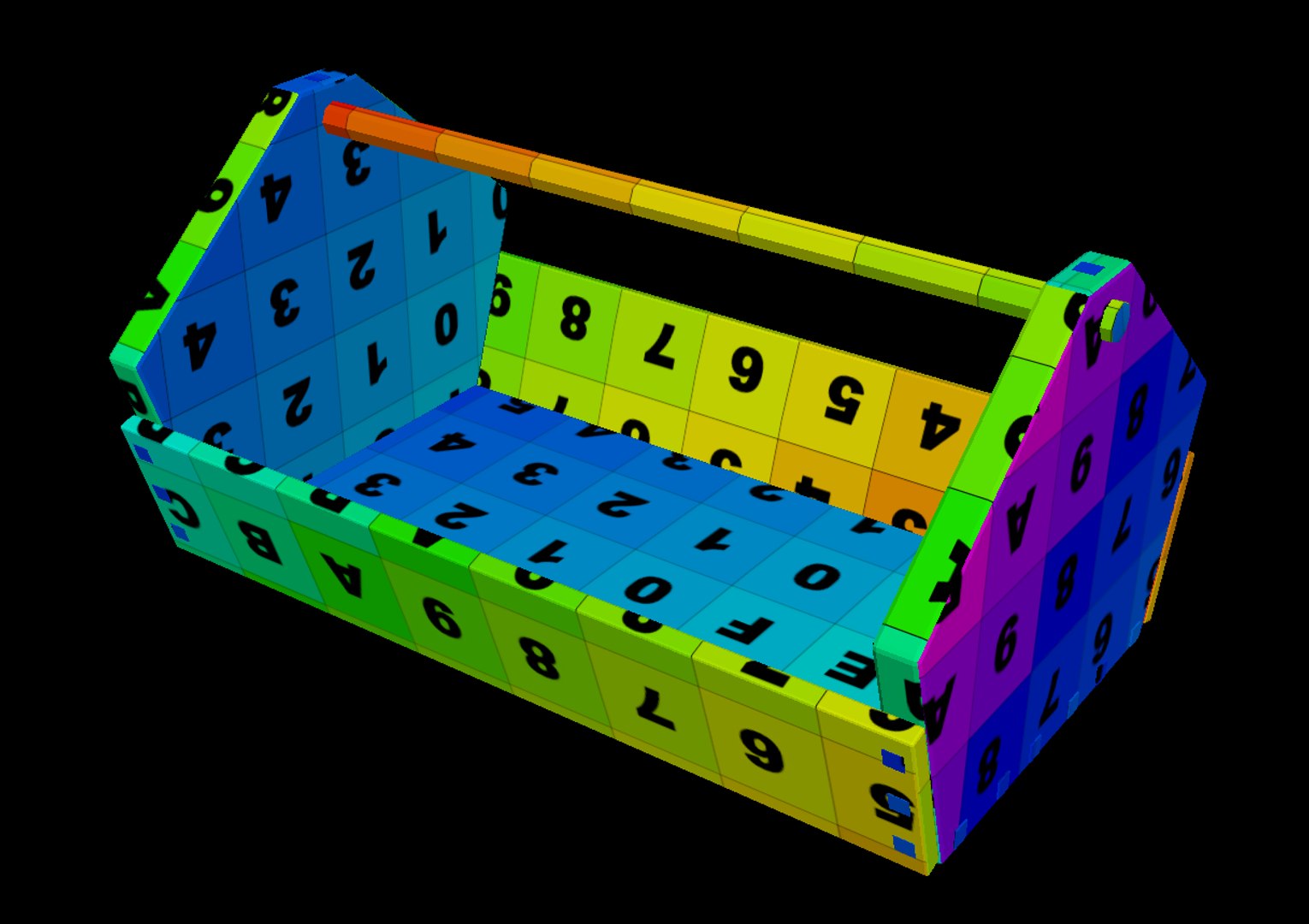 Wooden Toolbox model - TurboSquid 1729789