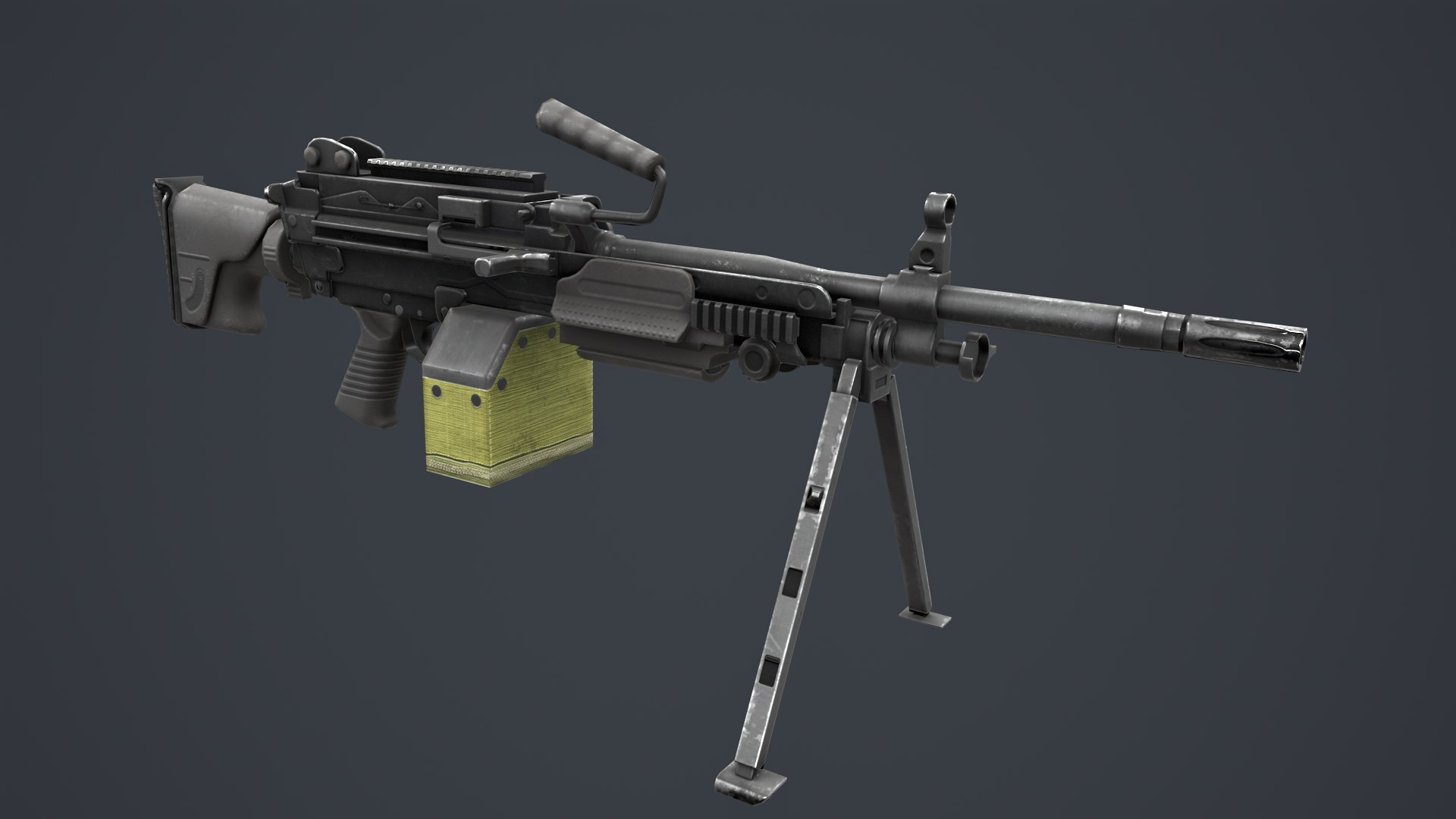 FN MINIMI MK3 762mm 3D Model - TurboSquid 2196101