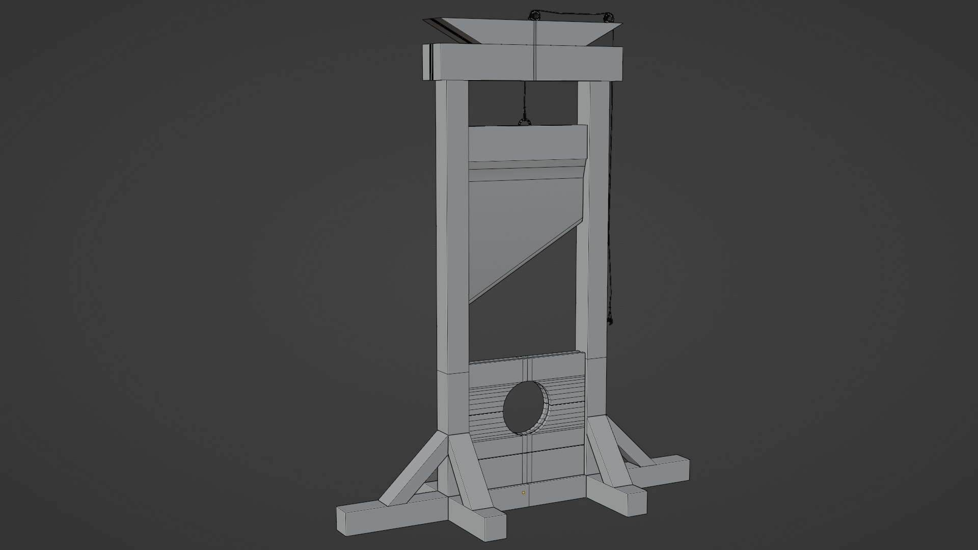 Guillotine 3D Model - TurboSquid 2148620