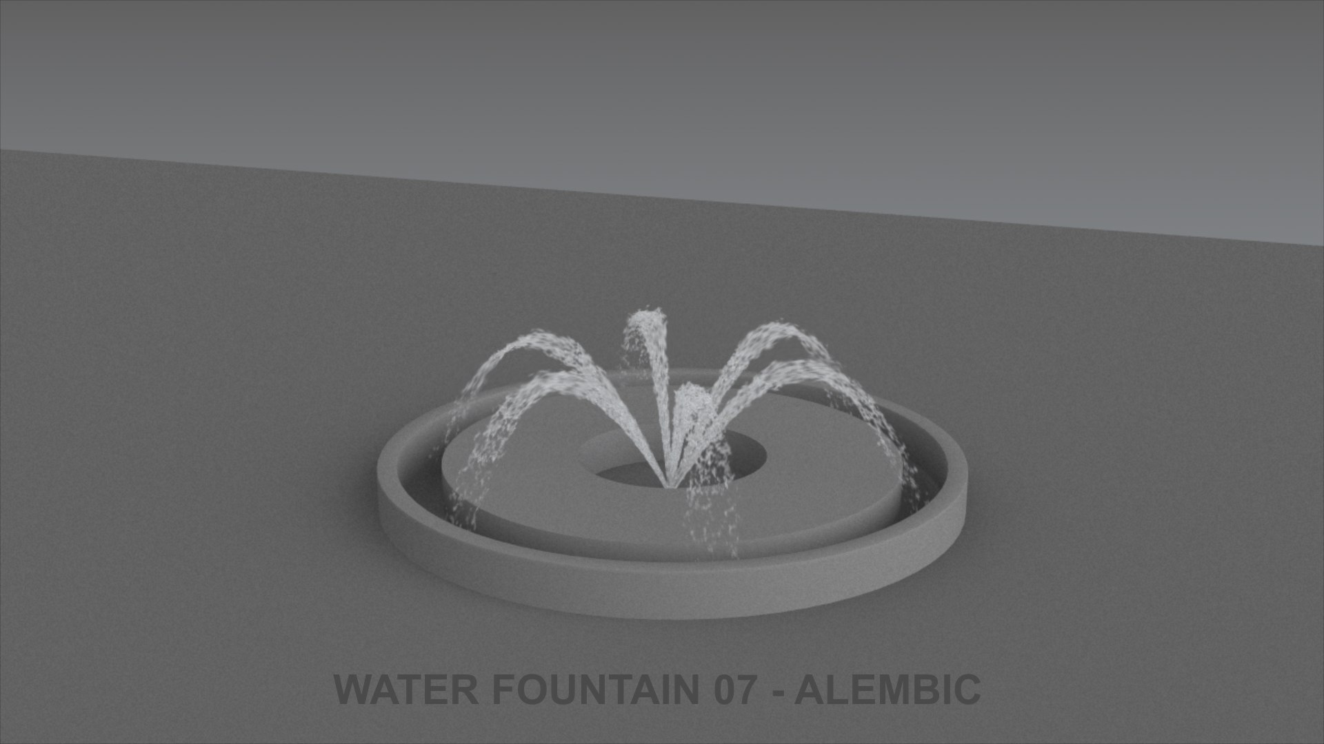 Water Fountain 07 - Animated 3D Model - TurboSquid 2184913