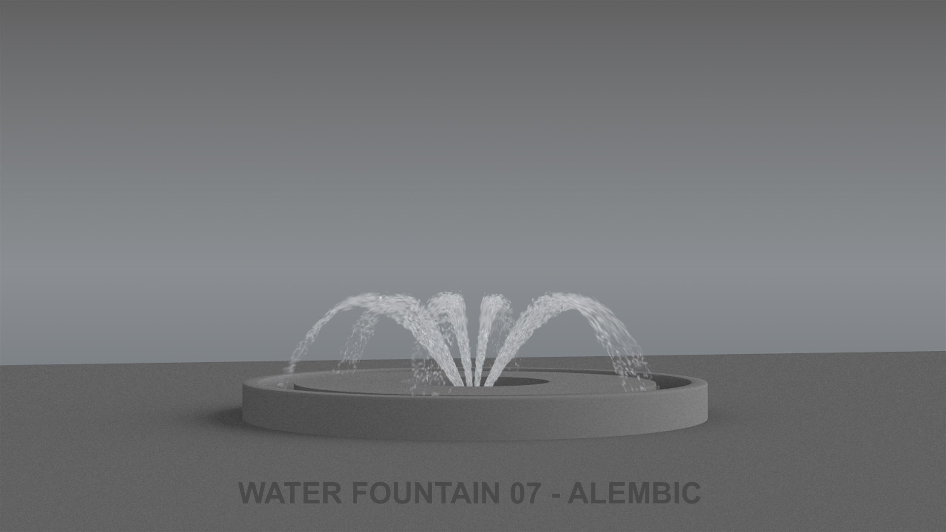 Water Fountain 07 - Animated 3D Model - TurboSquid 2184913