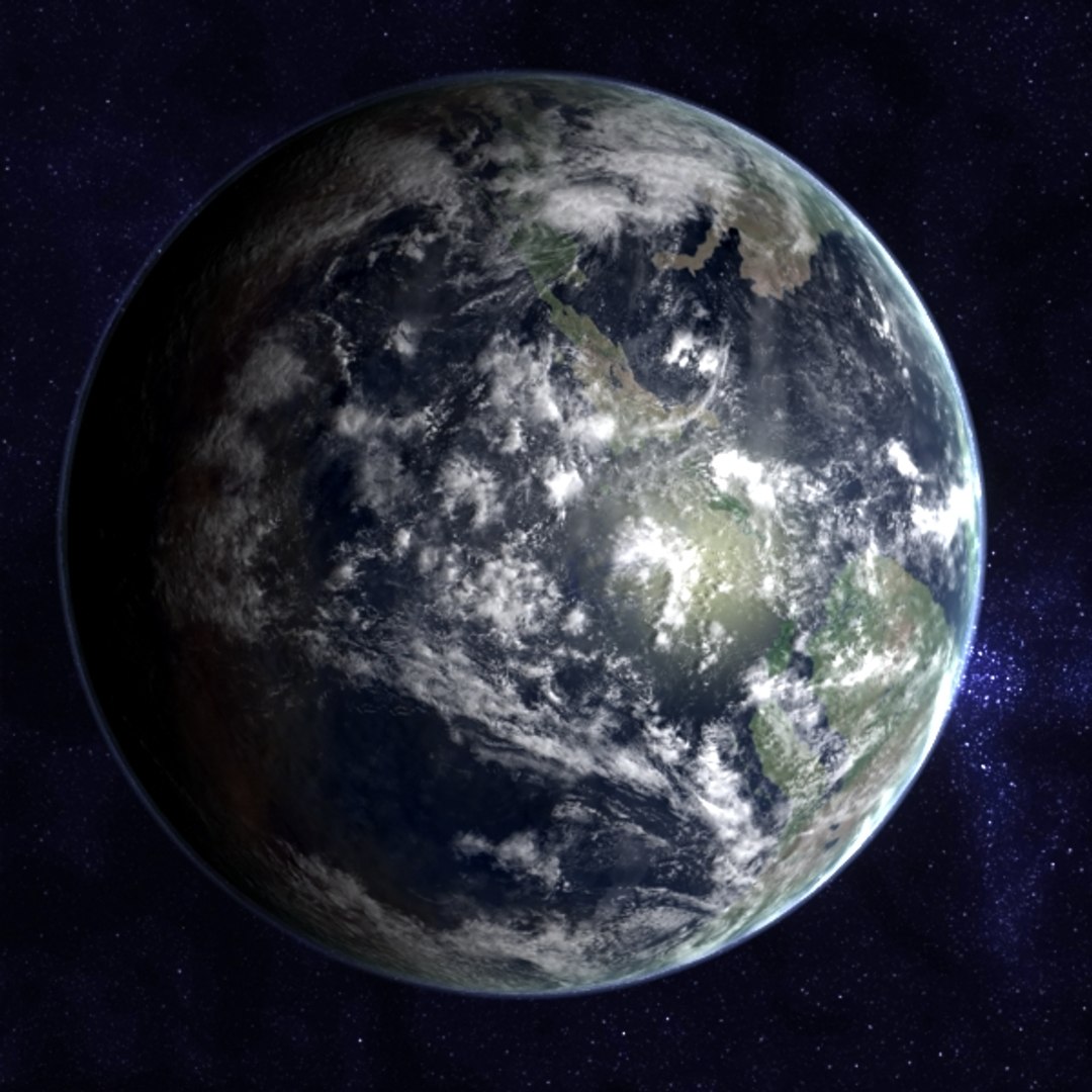 cretaceous earth late 3d max