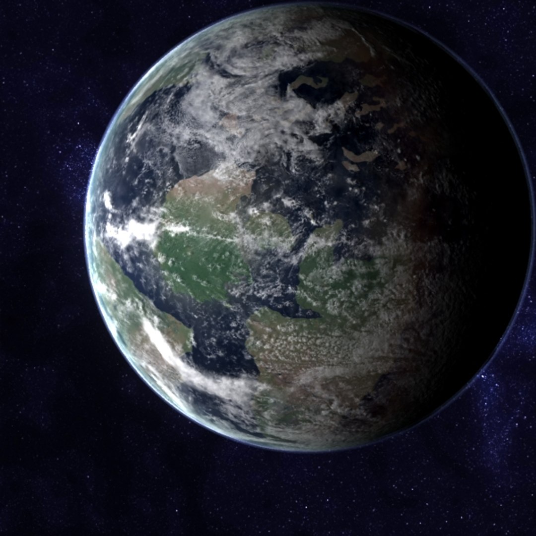 cretaceous earth late 3d max