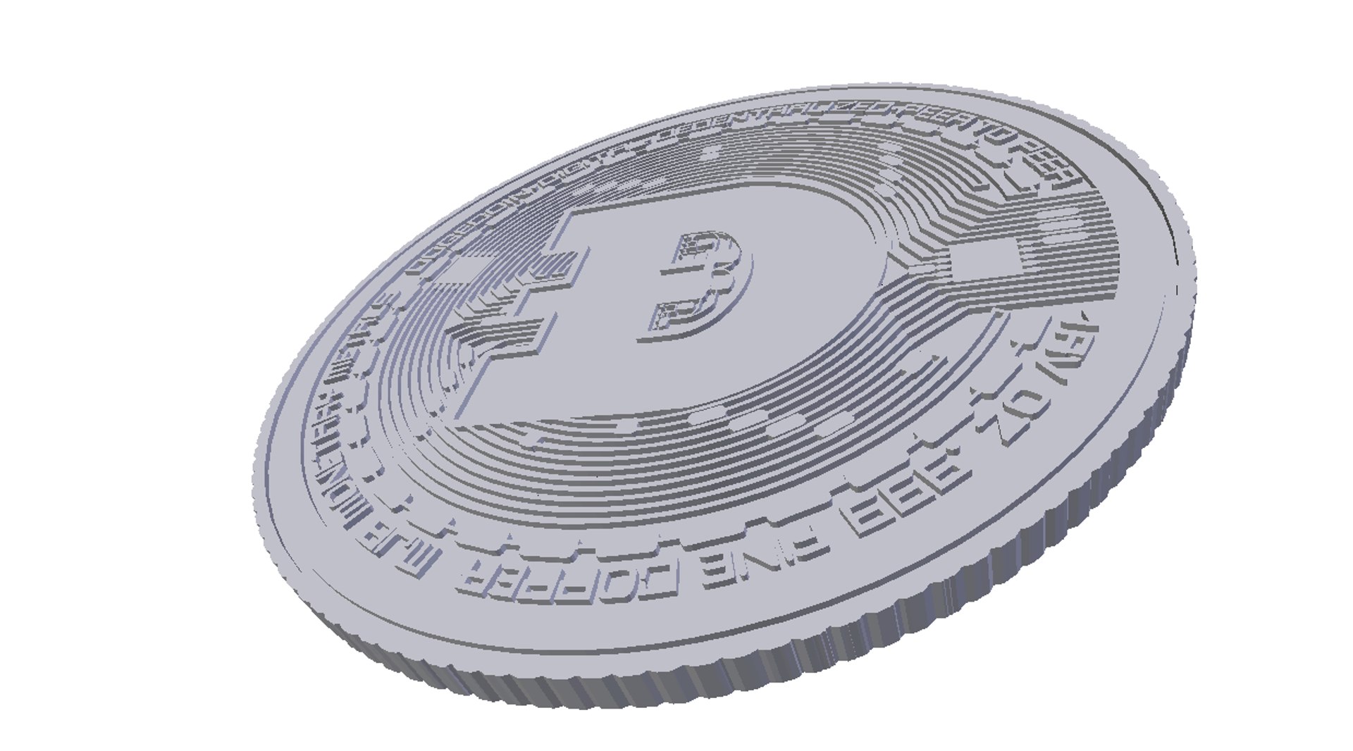 Dogecoin Coin 3D Model - TurboSquid 1700455