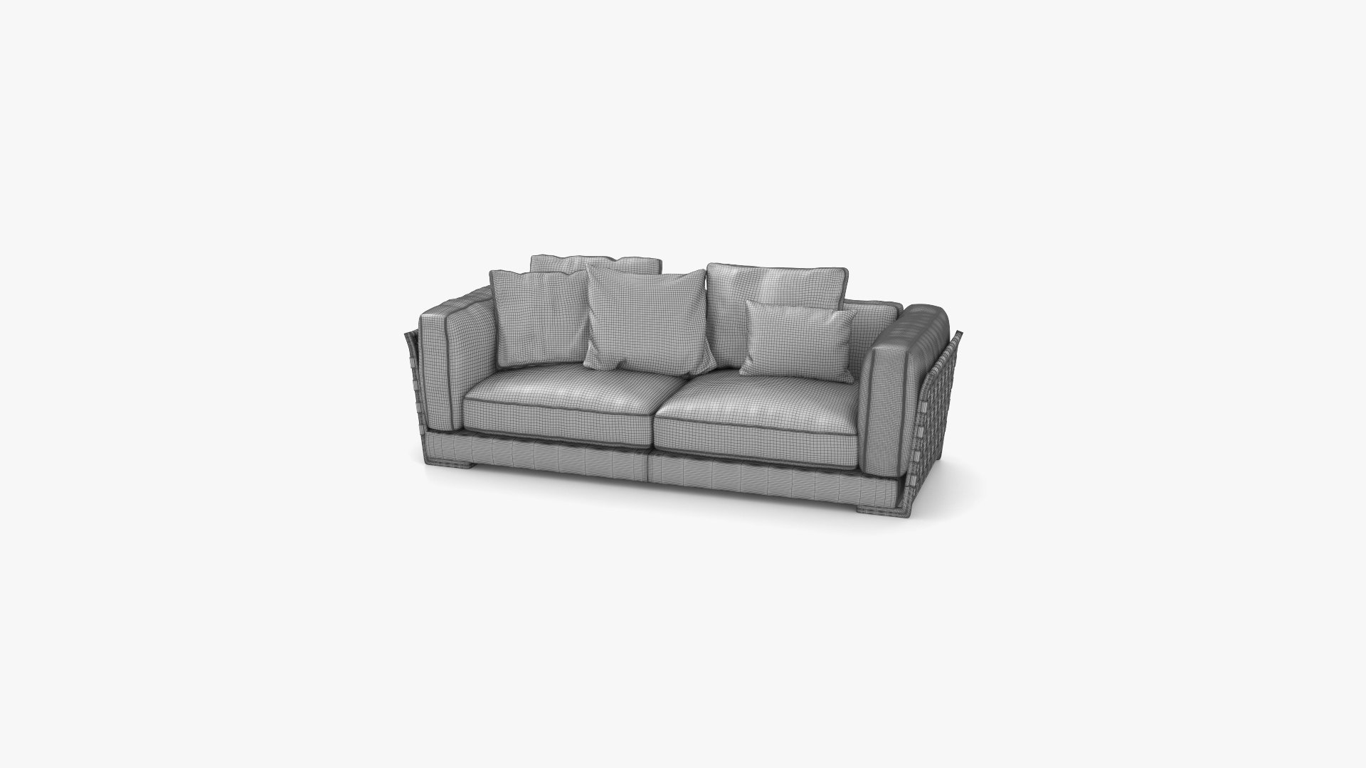 Flexform Cestone Sofa 3D Model - TurboSquid 2127465