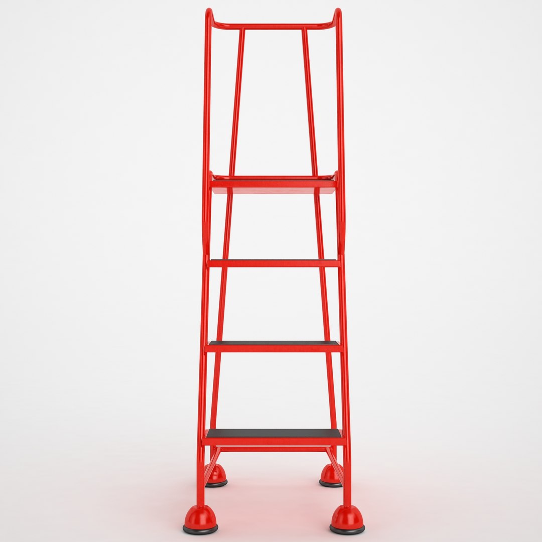 4 Tread Step 3d Model