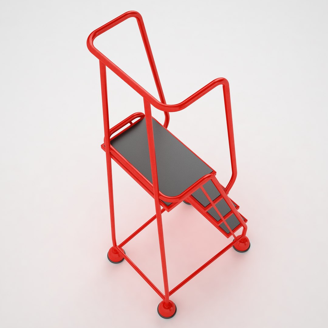 4 Tread Step 3d Model