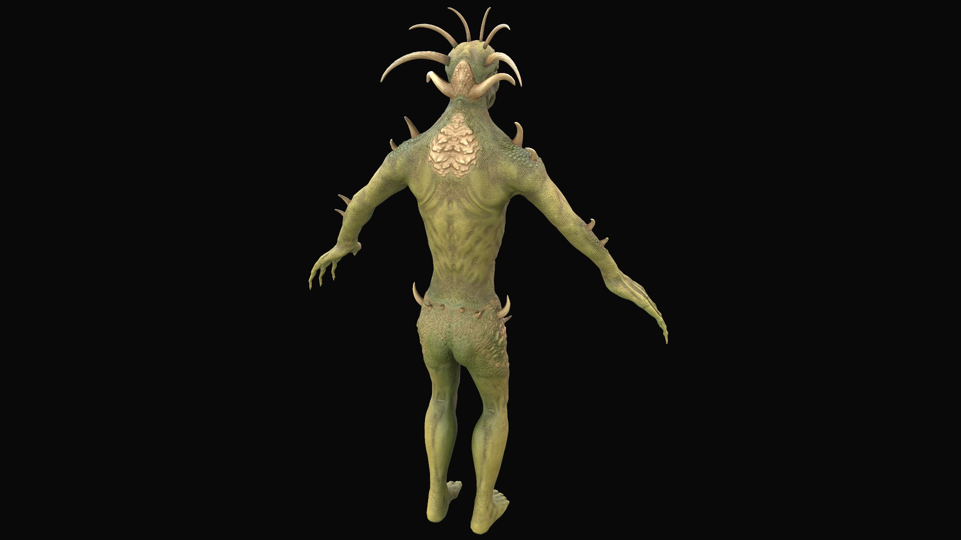 3D Horned Monster Model - TurboSquid 1846747