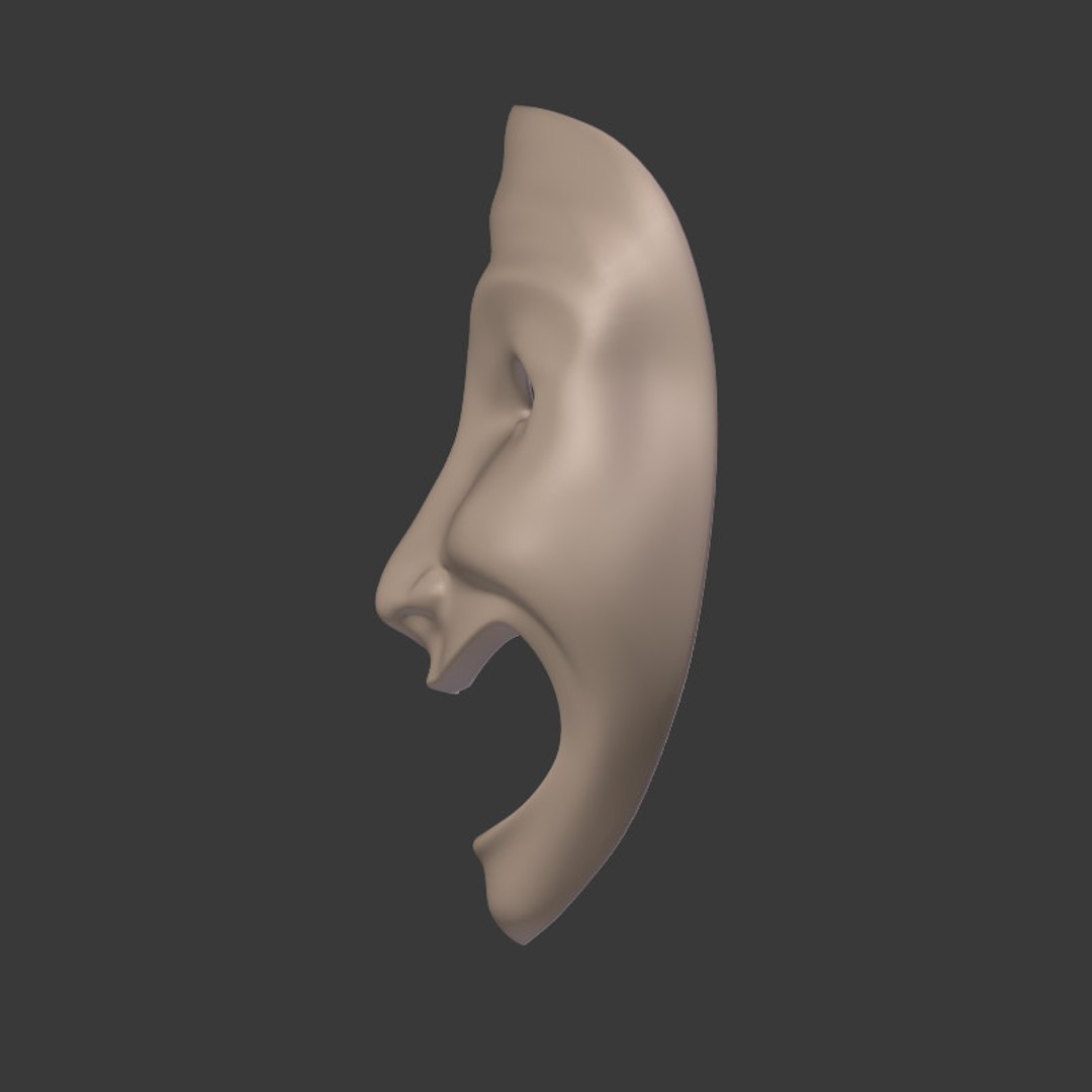 3d Theatre Mask