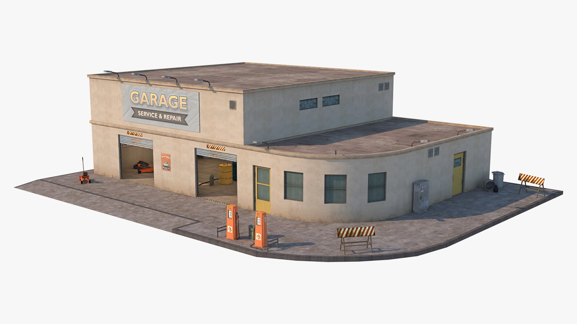 Car Repair Workshop 3D - TurboSquid 1727230