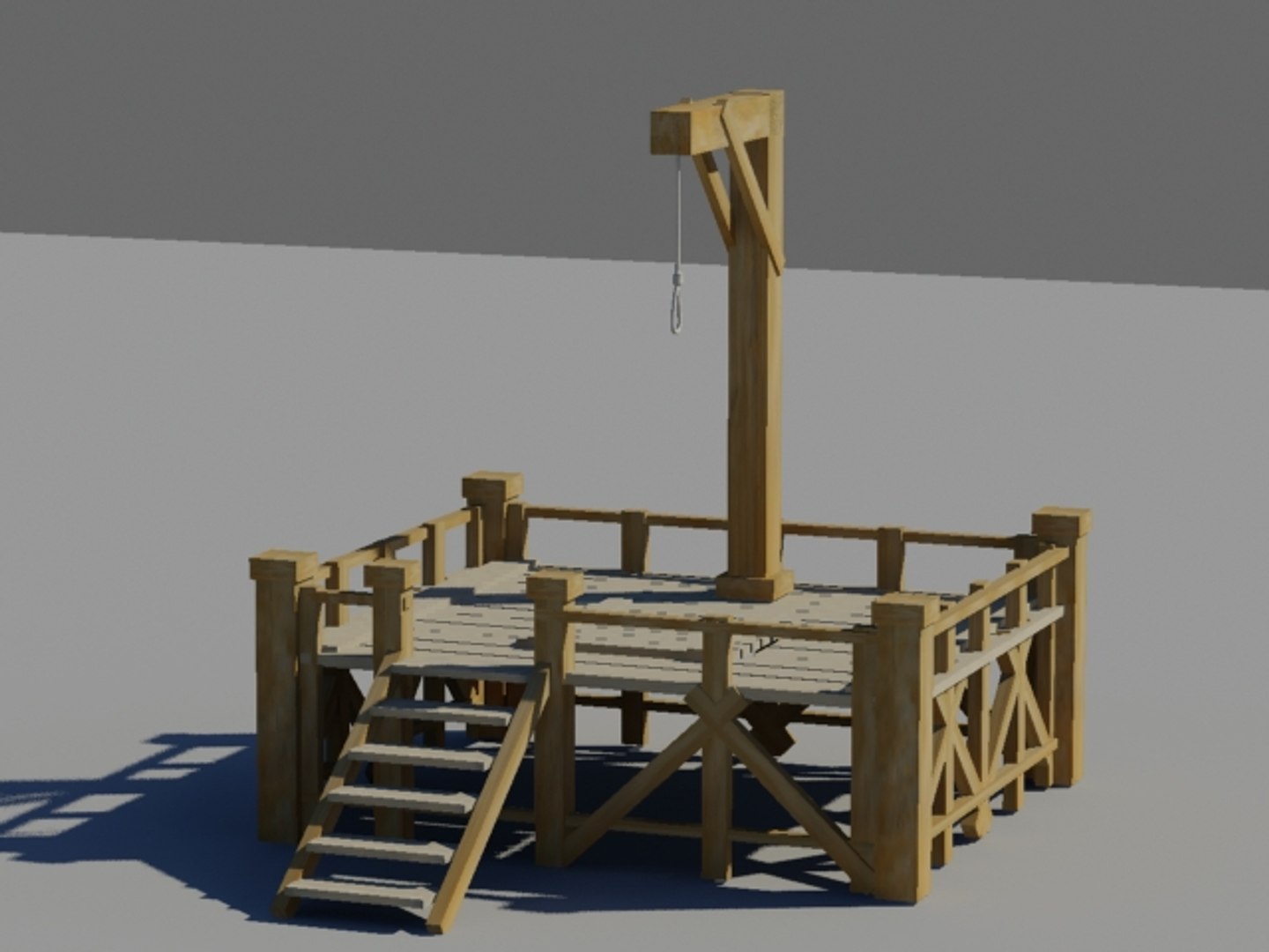 Gallows 3d Model