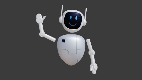 3D модель Robot Character Rigged - TurboSquid 2076898