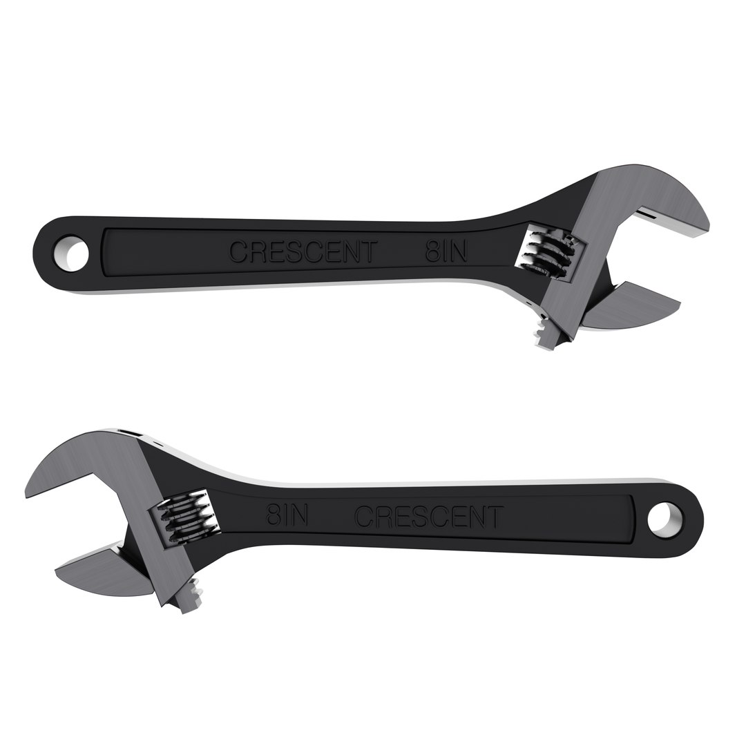 Adjustable Wrench Spanner Model - TurboSquid 1965770