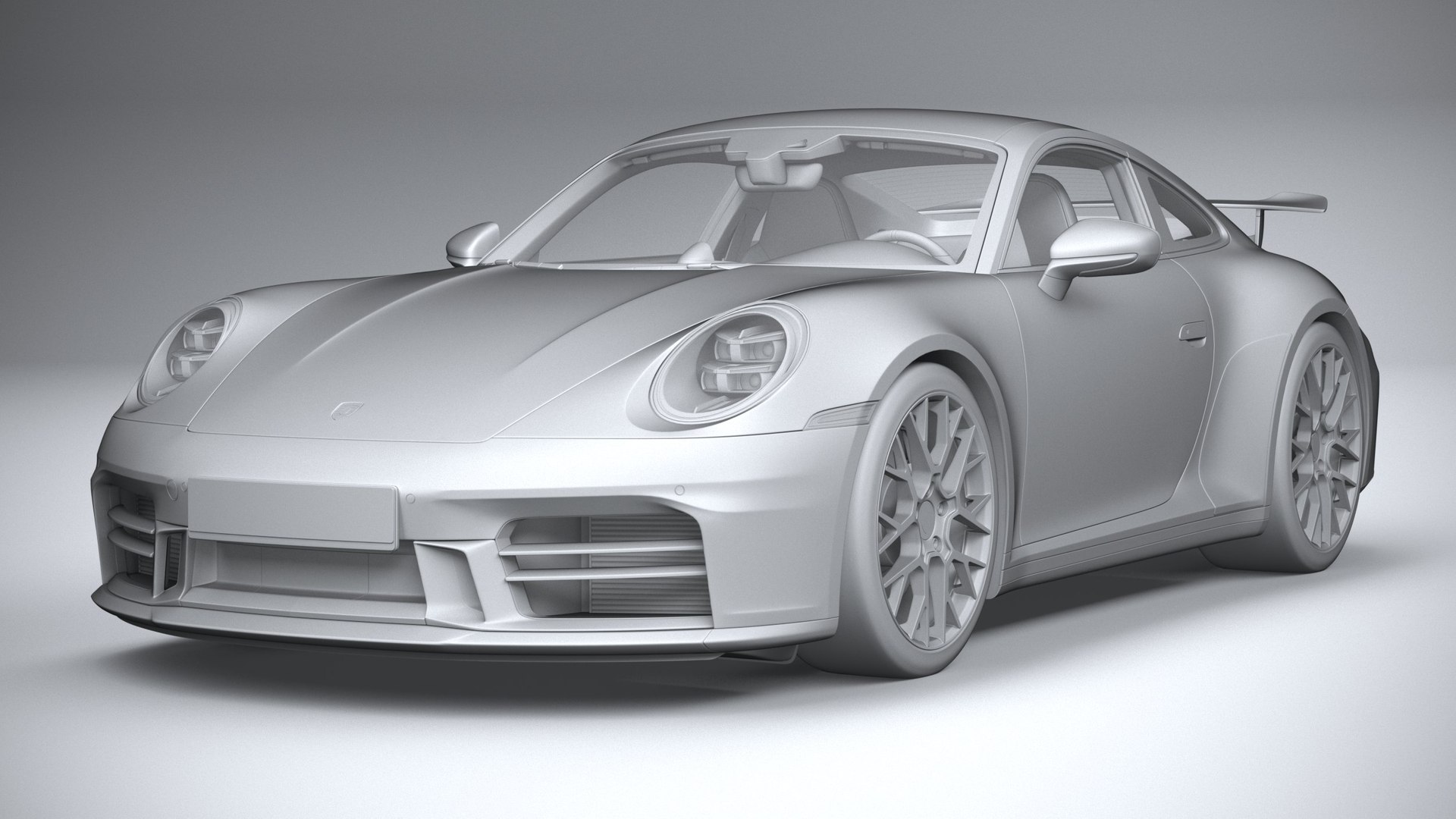 Porsche 911 Carrera Aerokit 2025 3D Model - TurboSquid 2267567