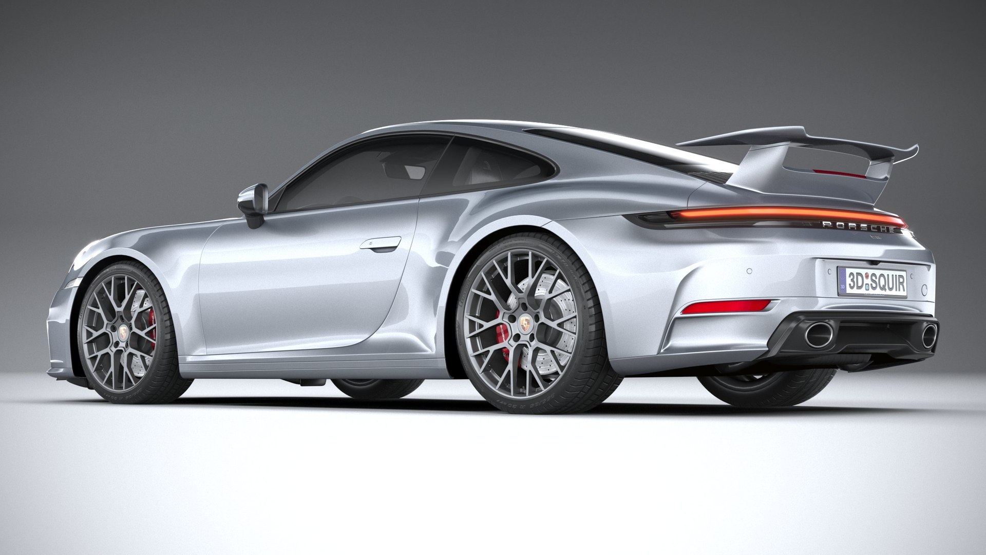 Porsche 911 Carrera Aerokit 2025 3D Model - TurboSquid 2267567