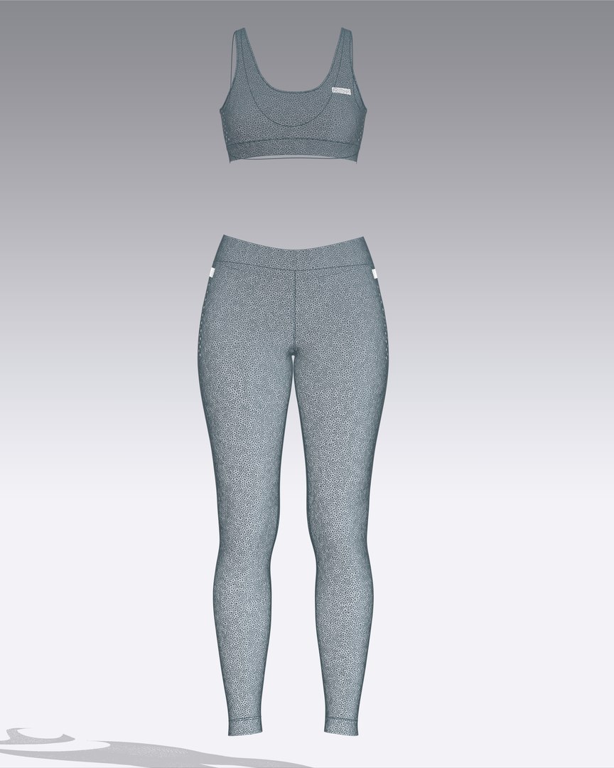 3D Girls Bralette with Leggings model - TurboSquid 2134720