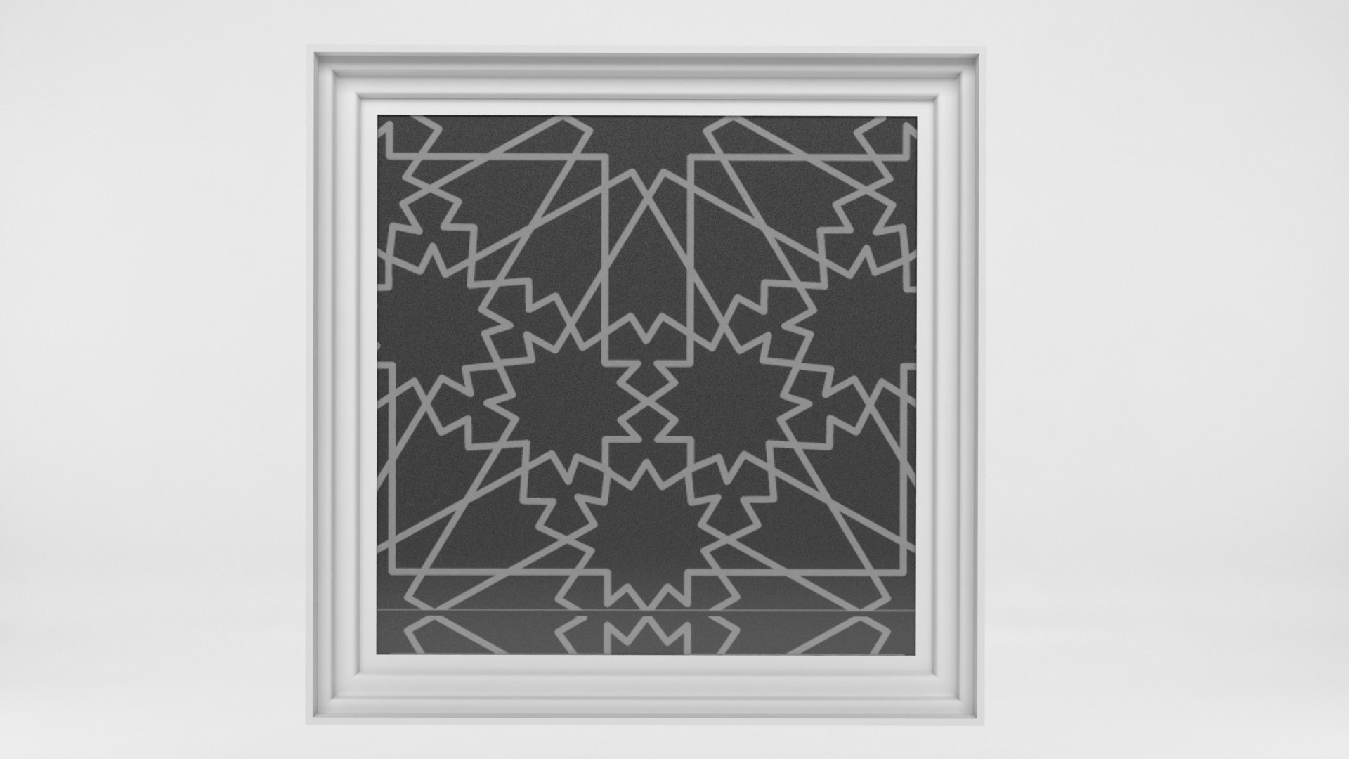 3D Square Frame V1 Model - TurboSquid 1784540