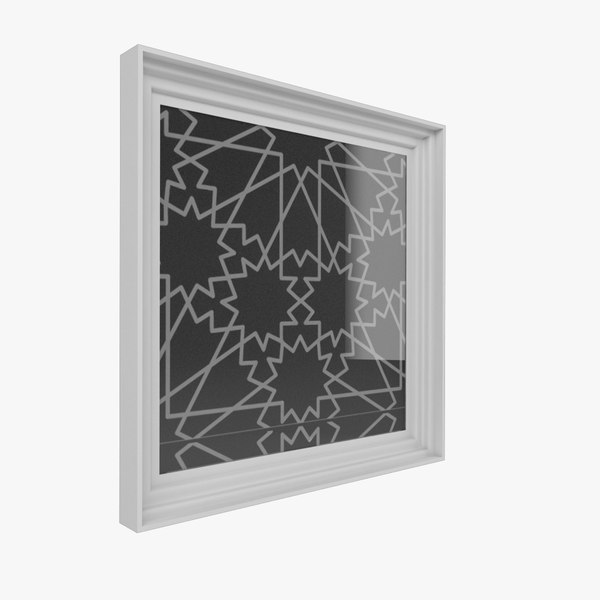3D Square Frame V1 model - TurboSquid 1784540
