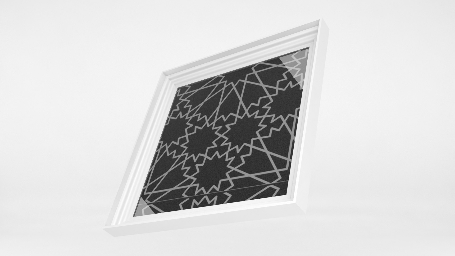 3D Square Frame V1 Model - TurboSquid 1784540