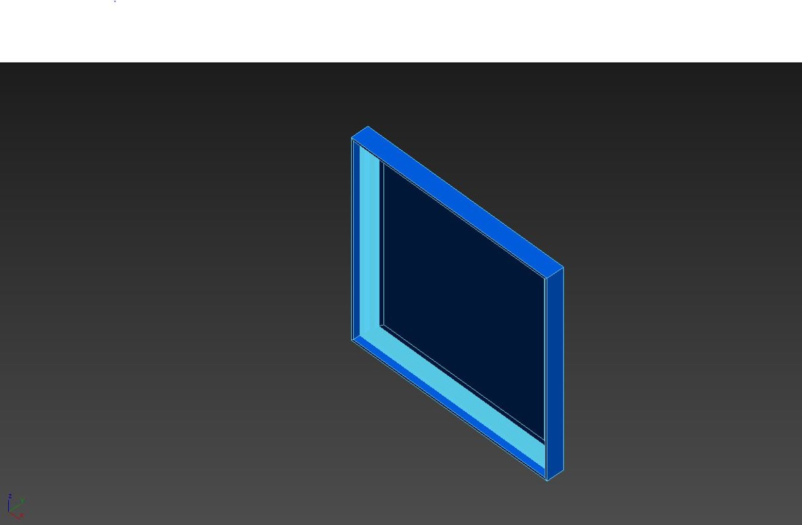 3D Square Frame V1 Model - TurboSquid 1784540