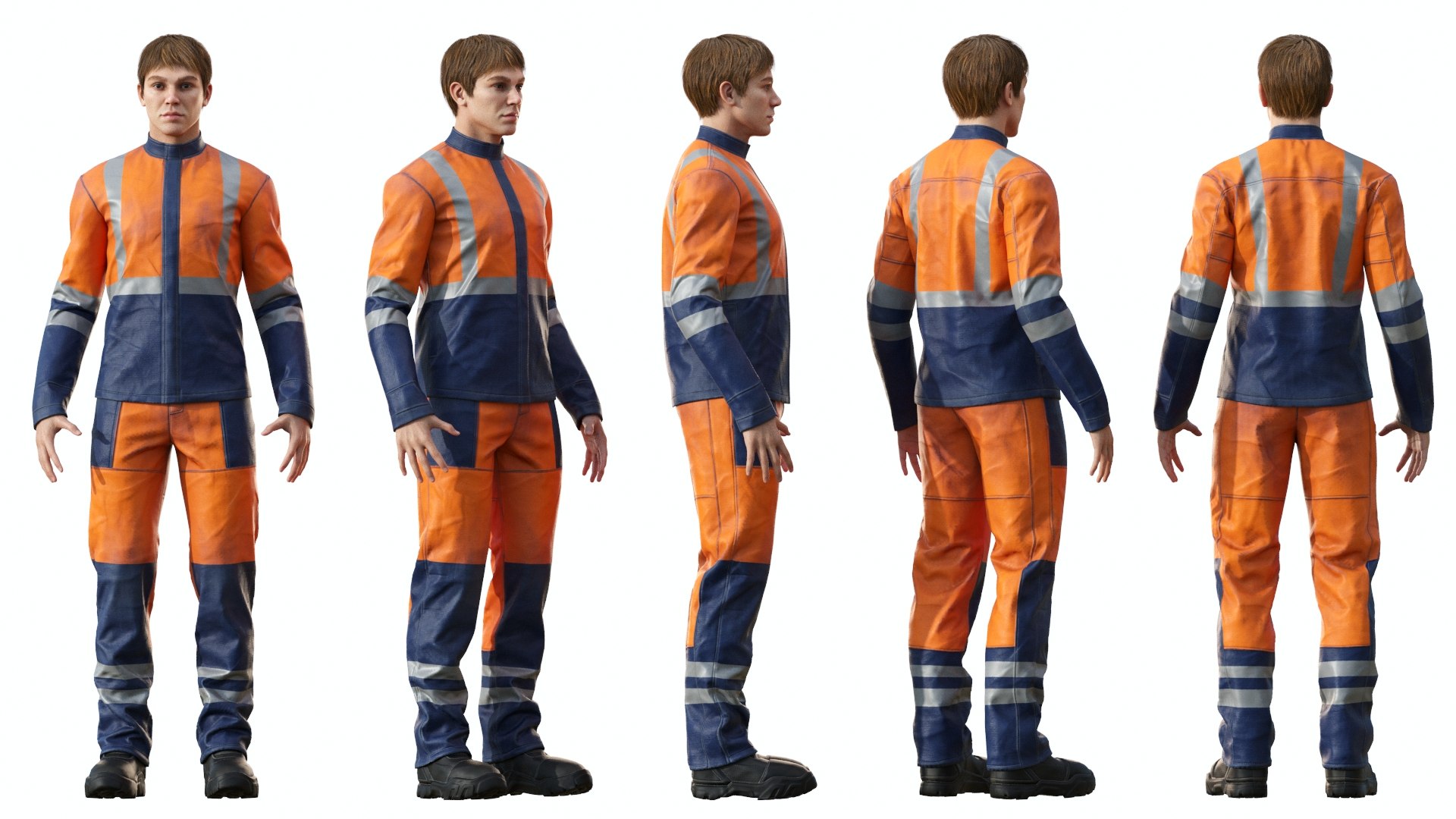 3D Road Worker Model - TurboSquid 2161927