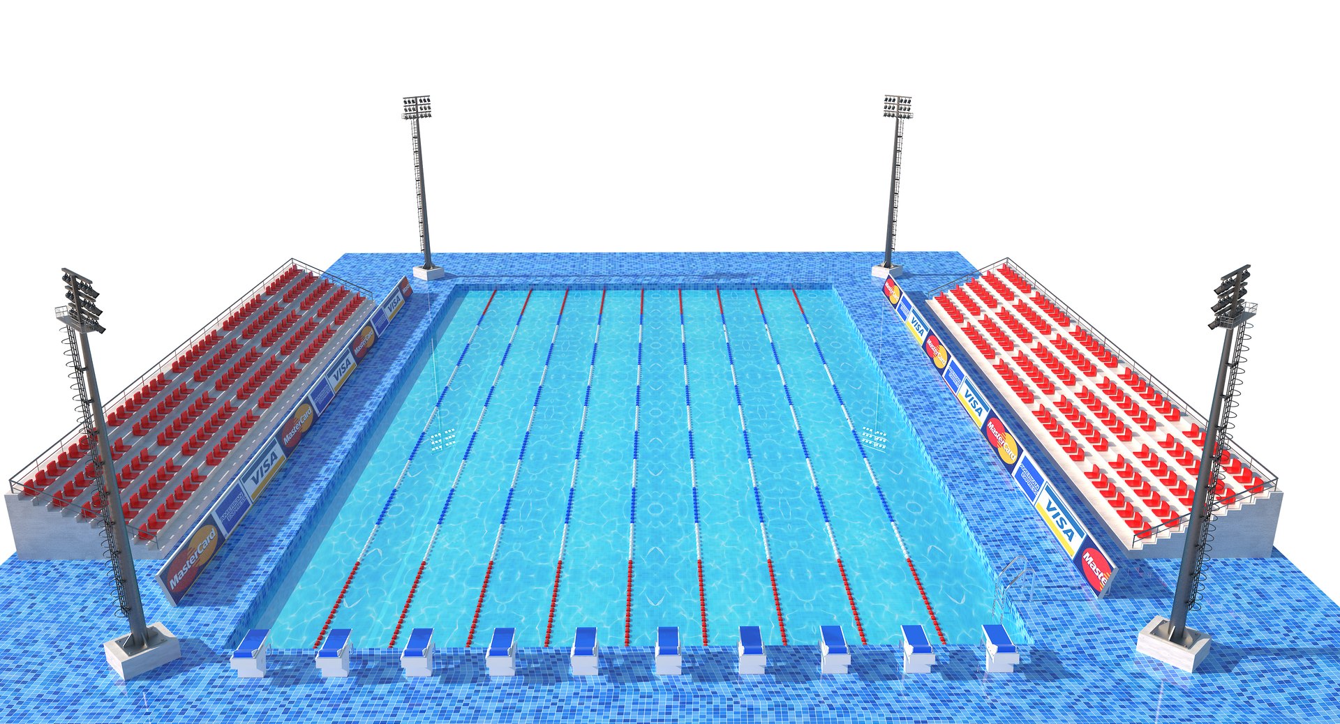 Olympic Swimming Pool 3d