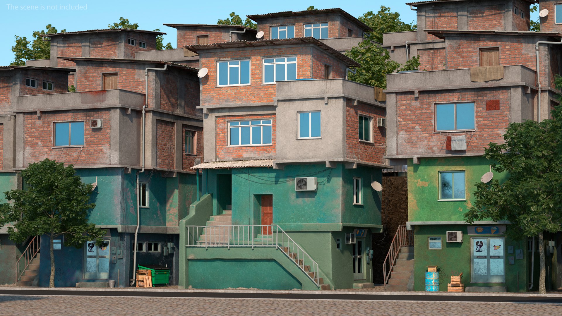 Messy Brazilian Favela Shack Old 3D model - TurboSquid 2079624