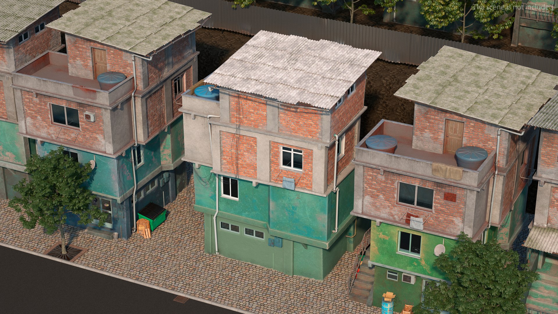 Messy Brazilian Favela Shack Old 3D model - TurboSquid 2079624