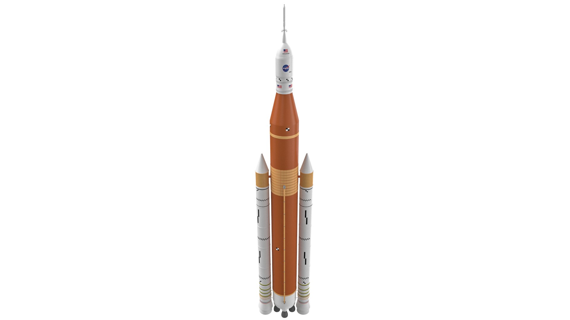 Sls Block 1 Rocket 3D Model - TurboSquid 1465892