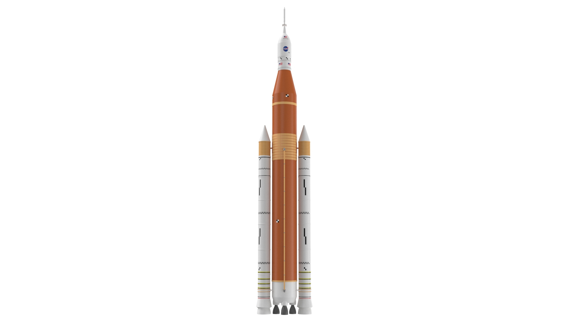 Sls Block 1 Rocket 3D Model - TurboSquid 1465892
