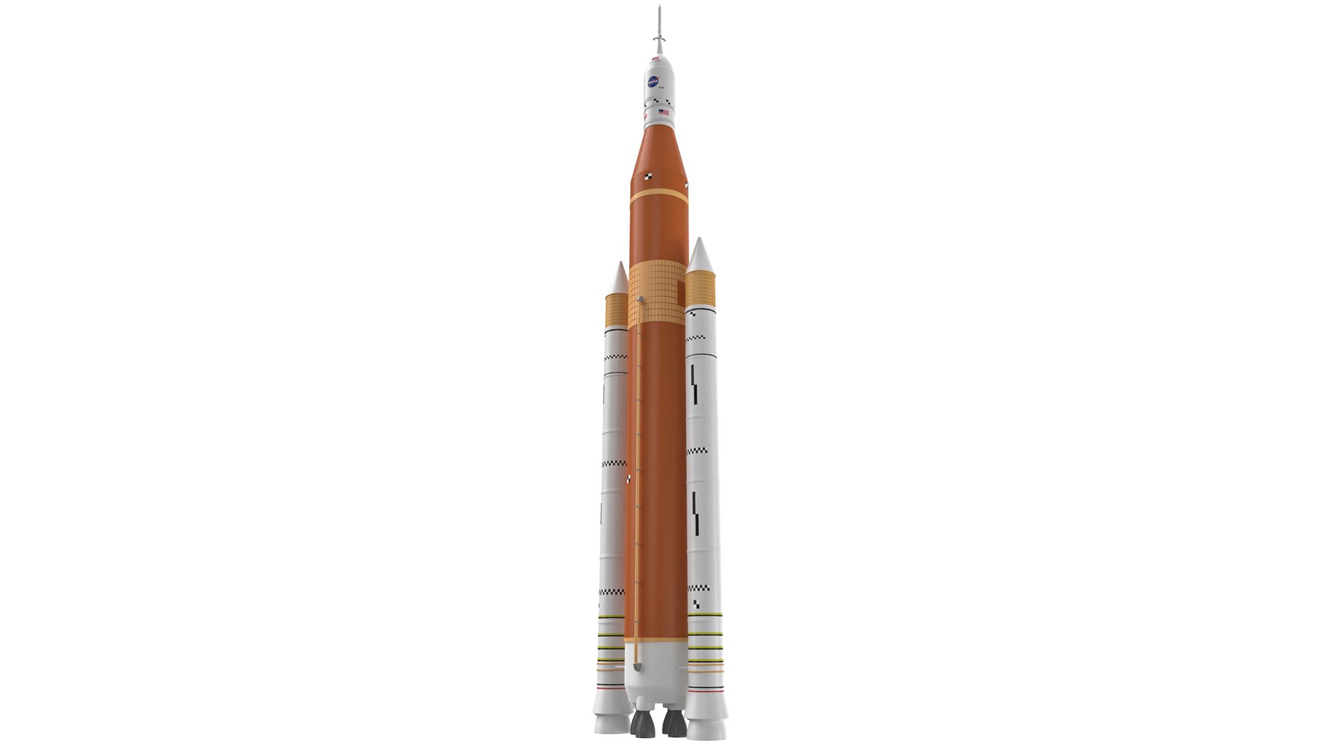 Sls Block 1 Rocket 3D Model - TurboSquid 1465892