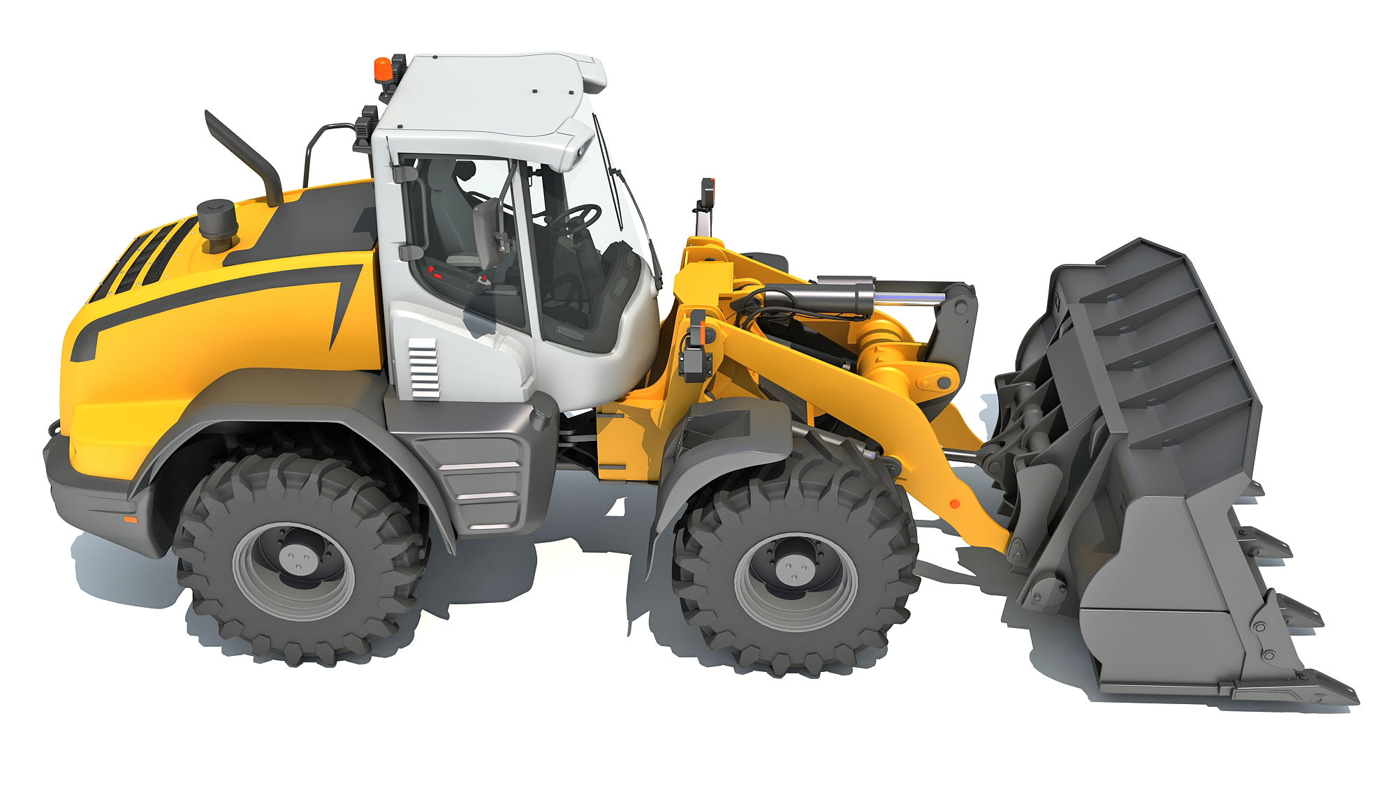 Wheel load loader 3D model - TurboSquid 1673299