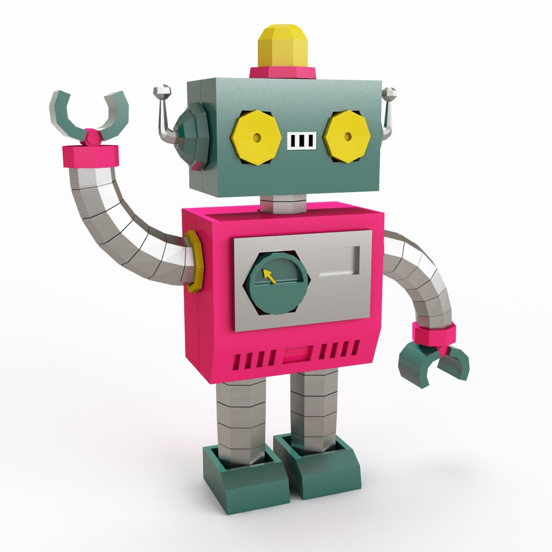 Toy Robot 3d Model