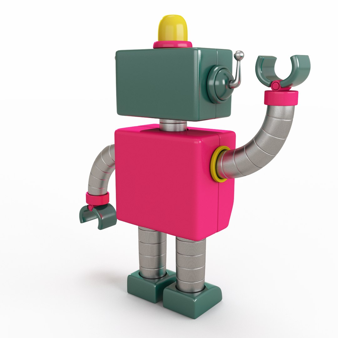 Toy Robot 3d Model