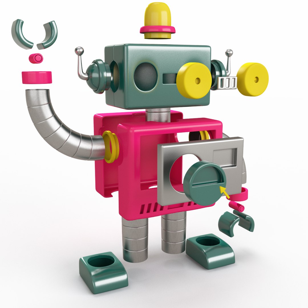 Toy Robot 3d Model
