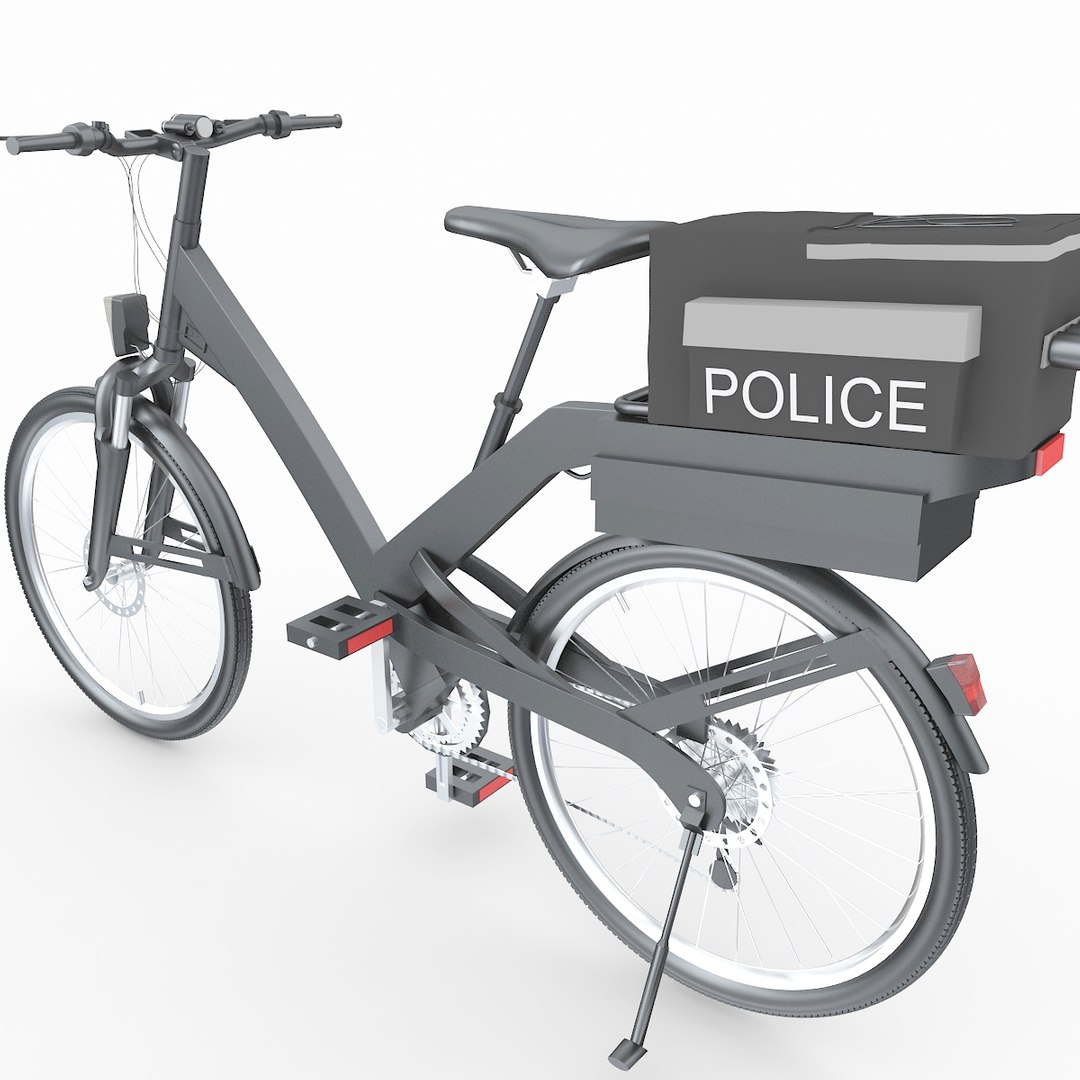 Police Bike Model - TurboSquid 1312813