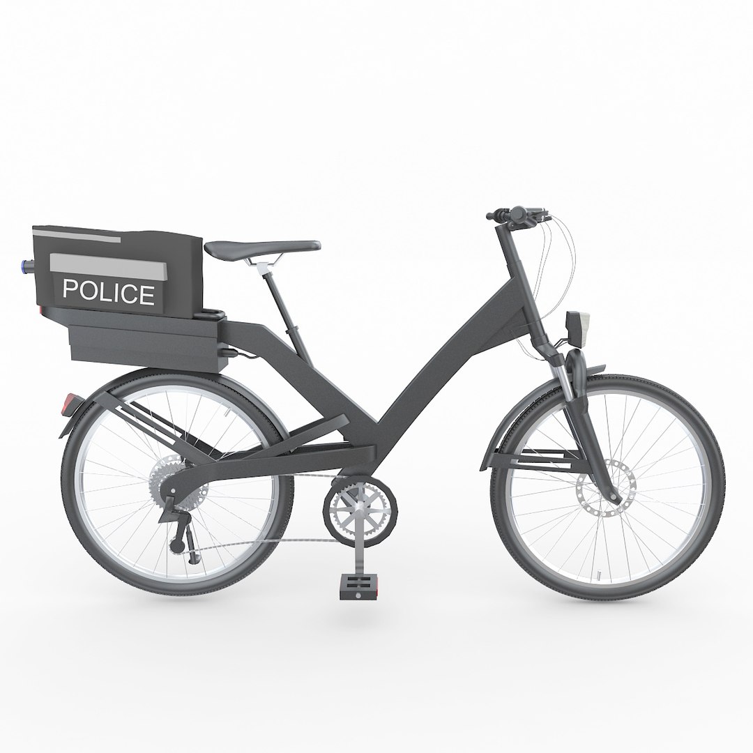 Police Bike Model - TurboSquid 1312813