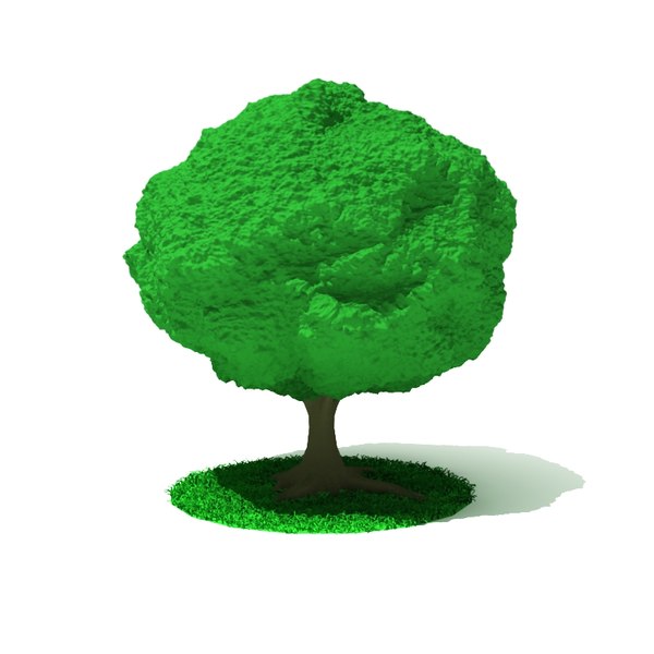 3dsmax cartoon trees