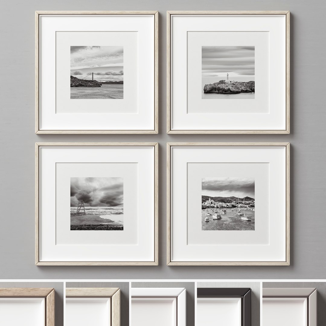 3D Picture Frames Set-486 Model - TurboSquid 2181352