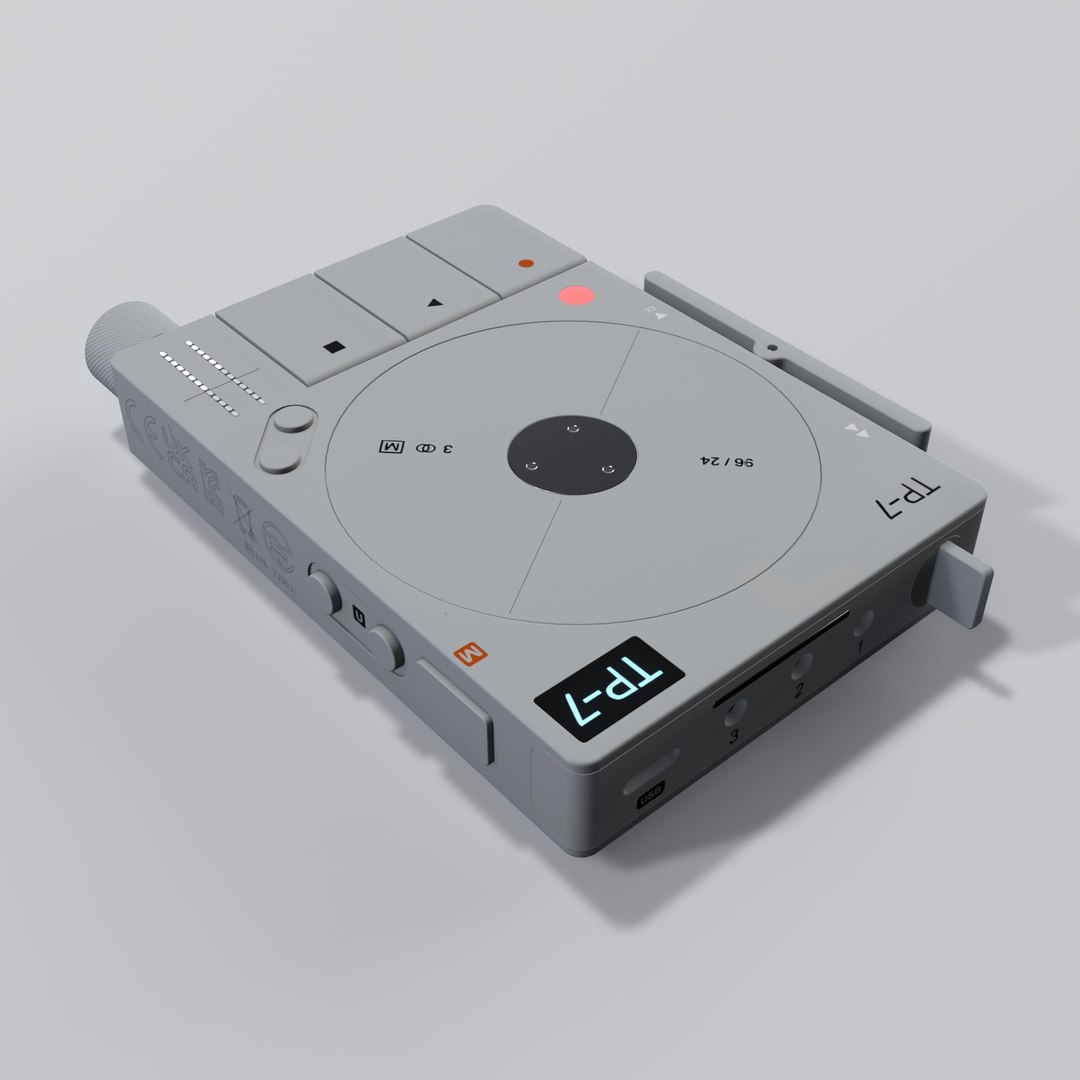 TP 7 TEENAGE ENGINEERING Field Recorder 3D Model - TurboSquid 2121885