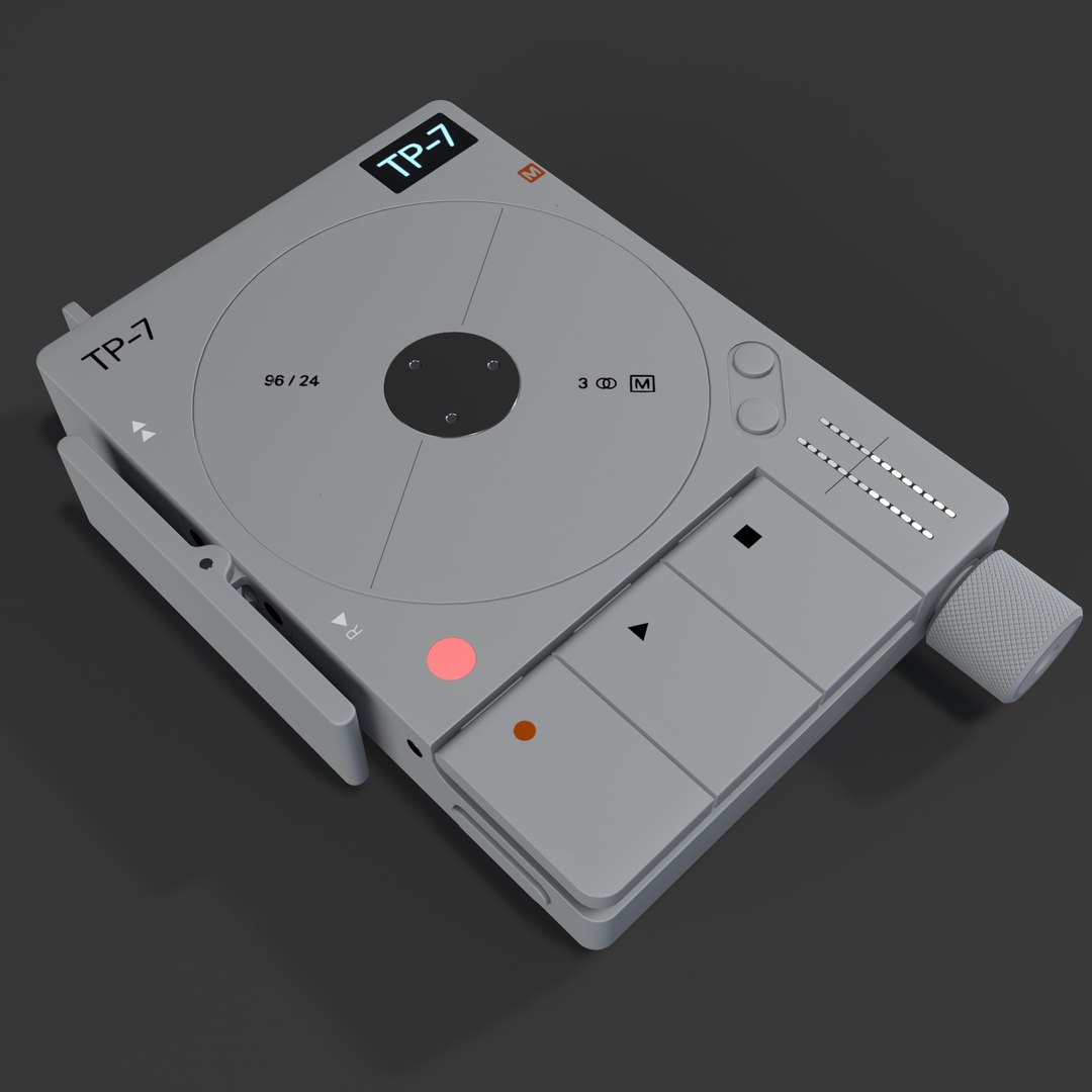 TP 7 TEENAGE ENGINEERING Field Recorder 3D Model - TurboSquid 2121885