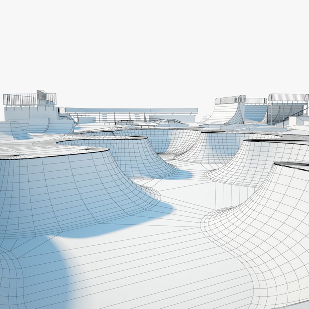 3D Model Skatepark - TurboSquid 1714914