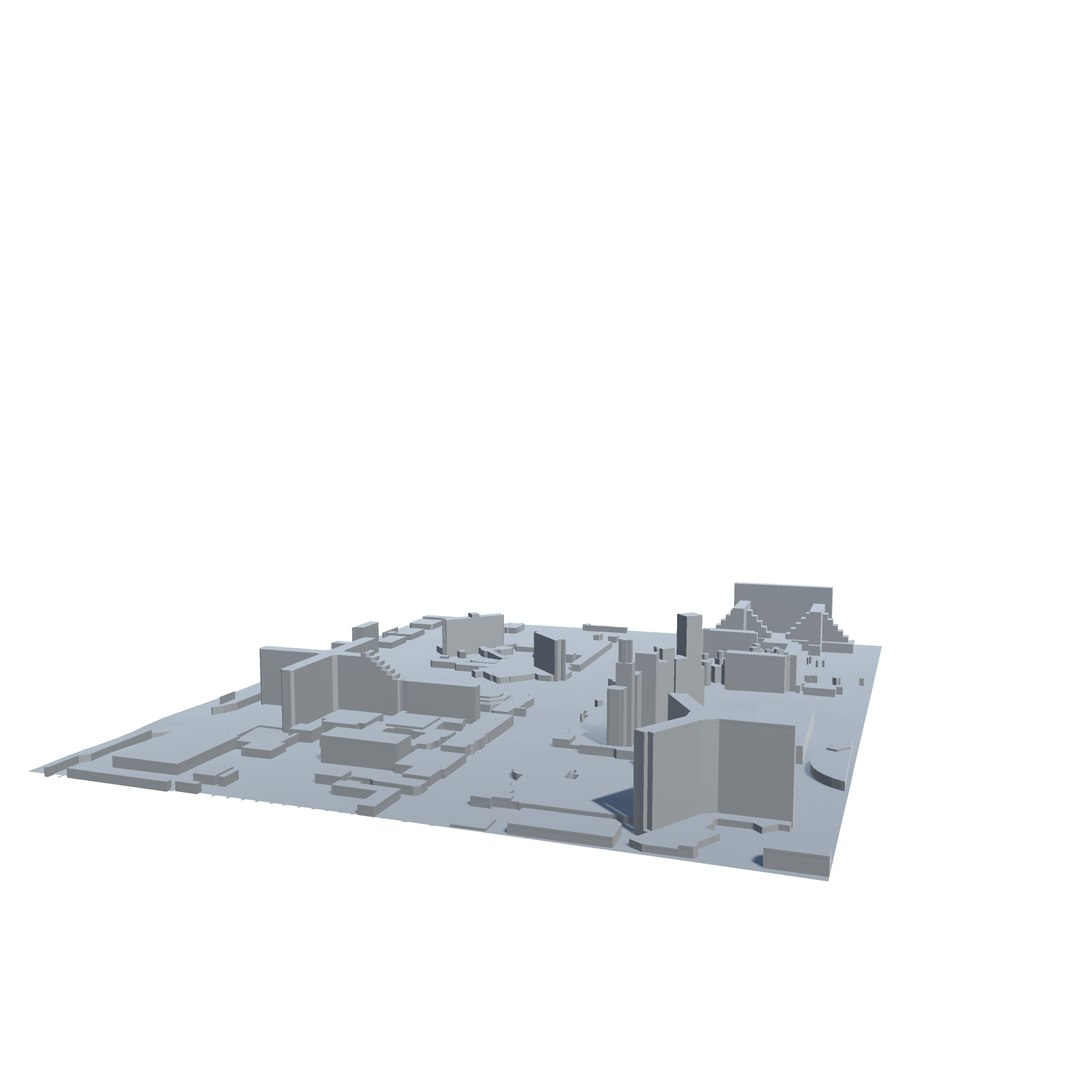 Vegas Strip Urban City Model - TurboSquid 1632876
