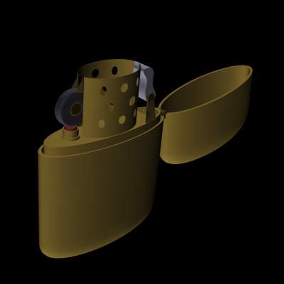 3d Cigarette Lighter Model