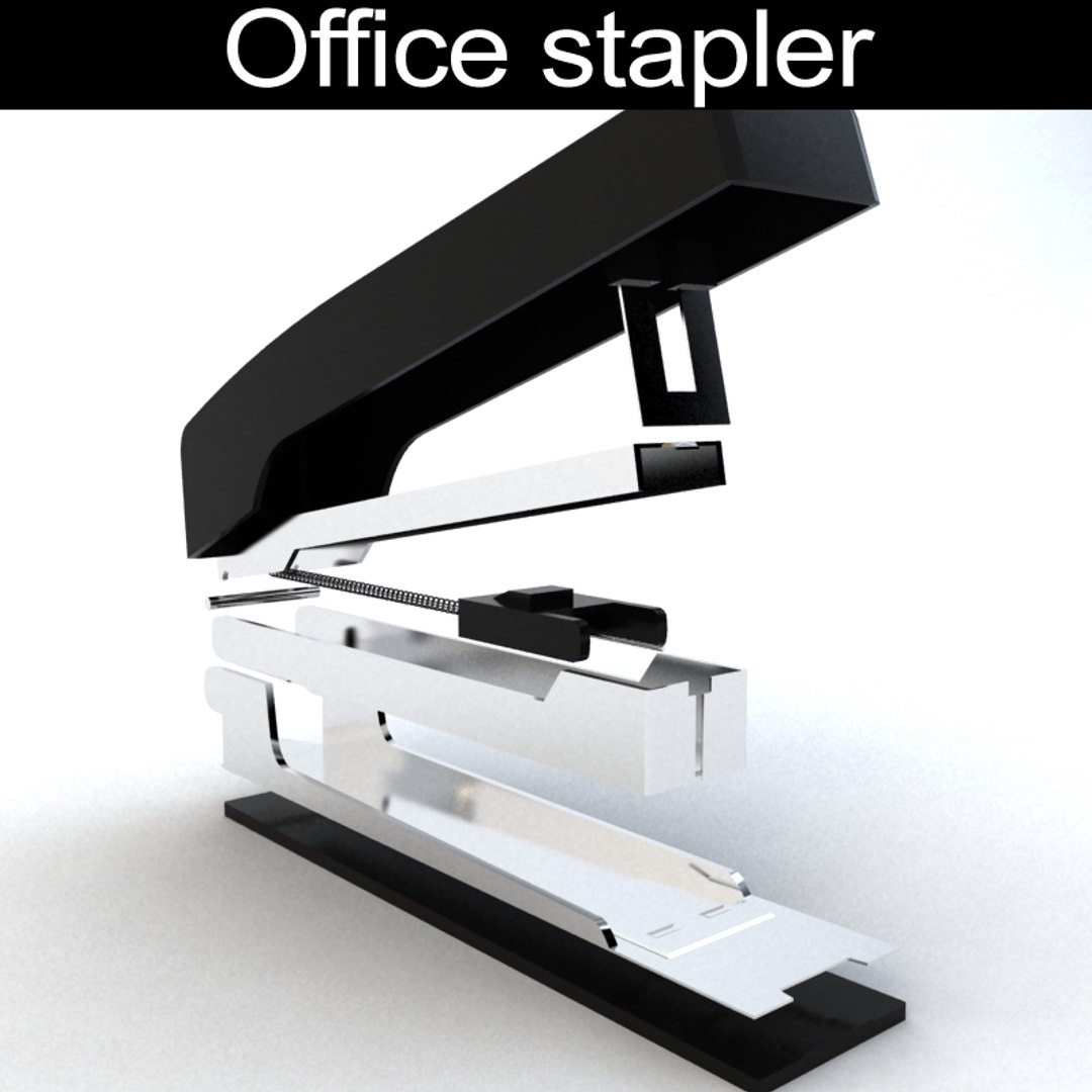 3d Stapler Materials Model