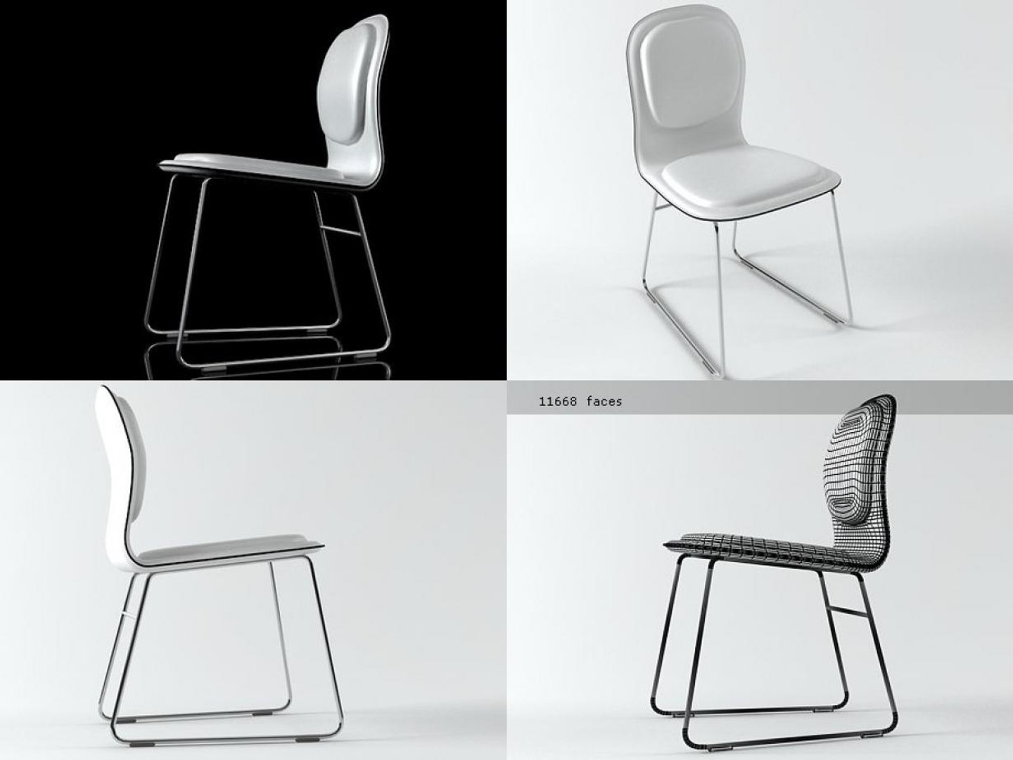 3D hi pad chair cappellini - TurboSquid 1185748