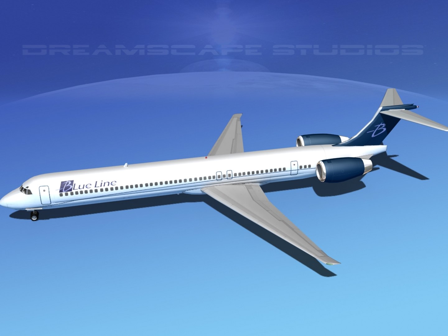 mcdonnell douglas md-80 3d model