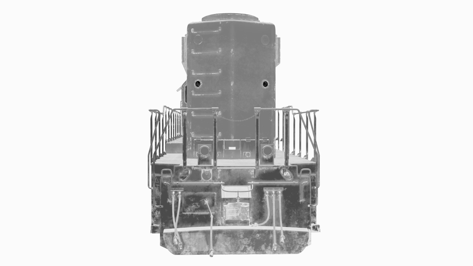 Diesel Locomotive SD40 3D model - TurboSquid 1796083